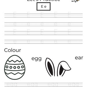 Alphabet Tracing & Coloring Pages | Fine Motor Skills (instant Download ...