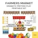 Farmers Market Dramatic Play Set | Pretend Play Printable for Preschool ...