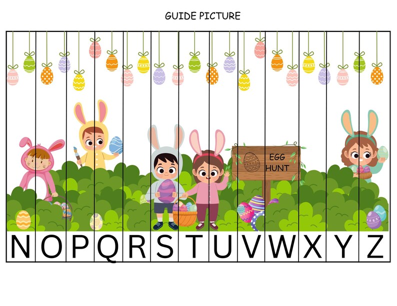 Easter ABC Order Puzzle Printable | Alphabet Sequencing Activity ...