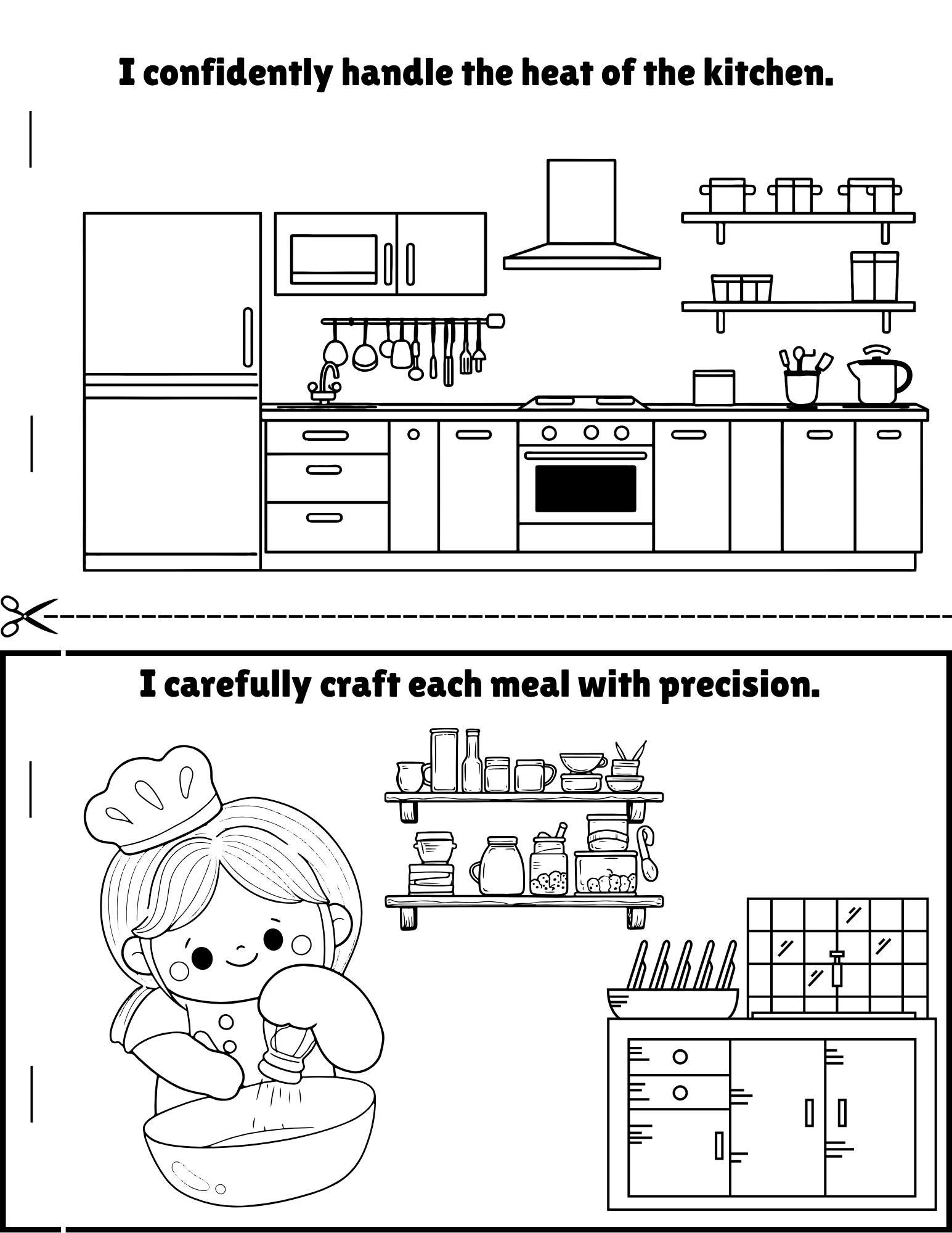 Chef Activity Pack for Kids | Pretend Play Printables (PDF Download) - Etsy