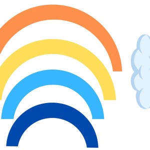 Build a Rainbow Craft - Printable Cut & Paste Activity - Fine Motor ...