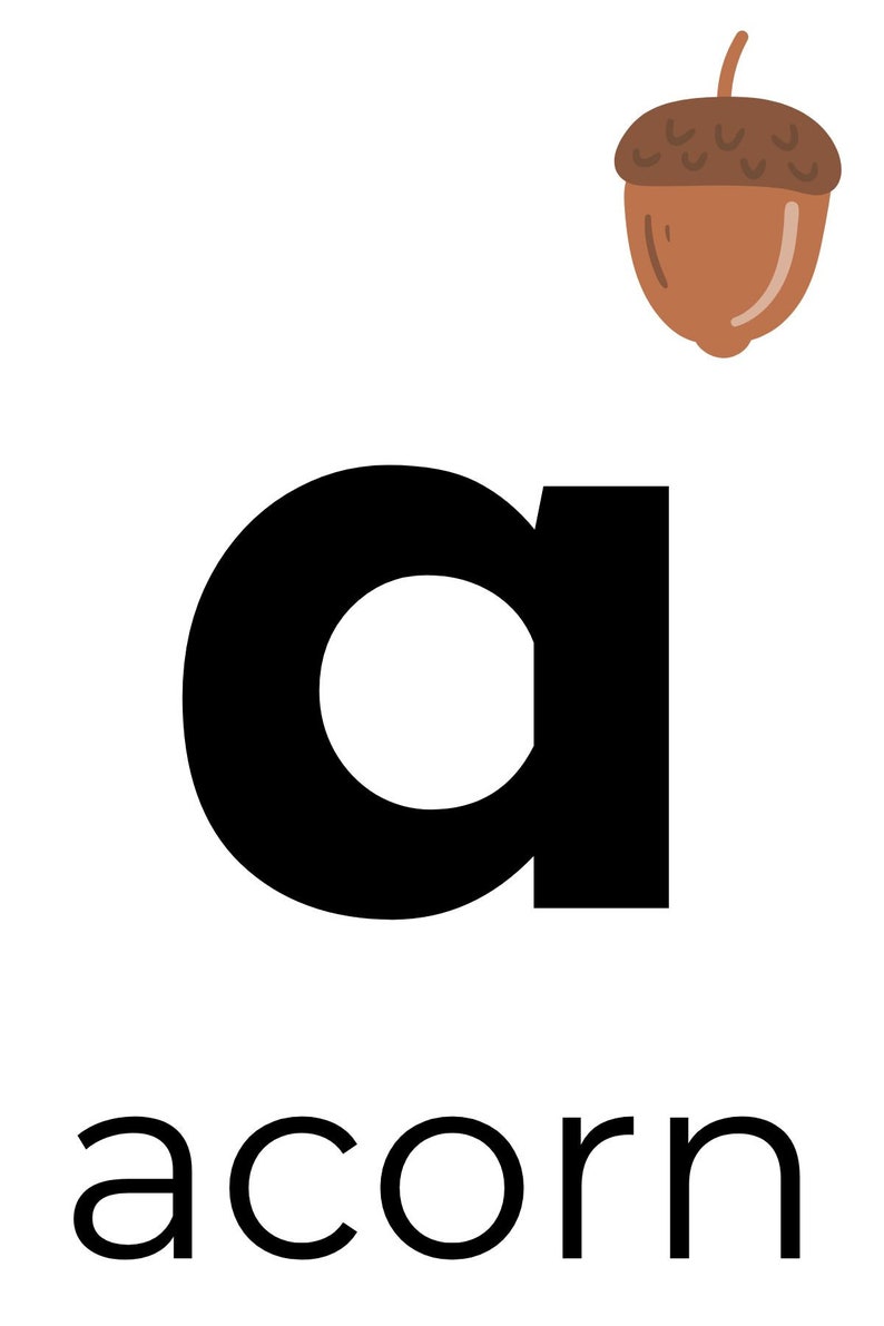 Printable Abc Flash Cards, Homeschooling Resource, Classroom and ...