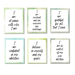 Printable Affirmation Cards | Positive Quotes for Kids Teens Adults ...