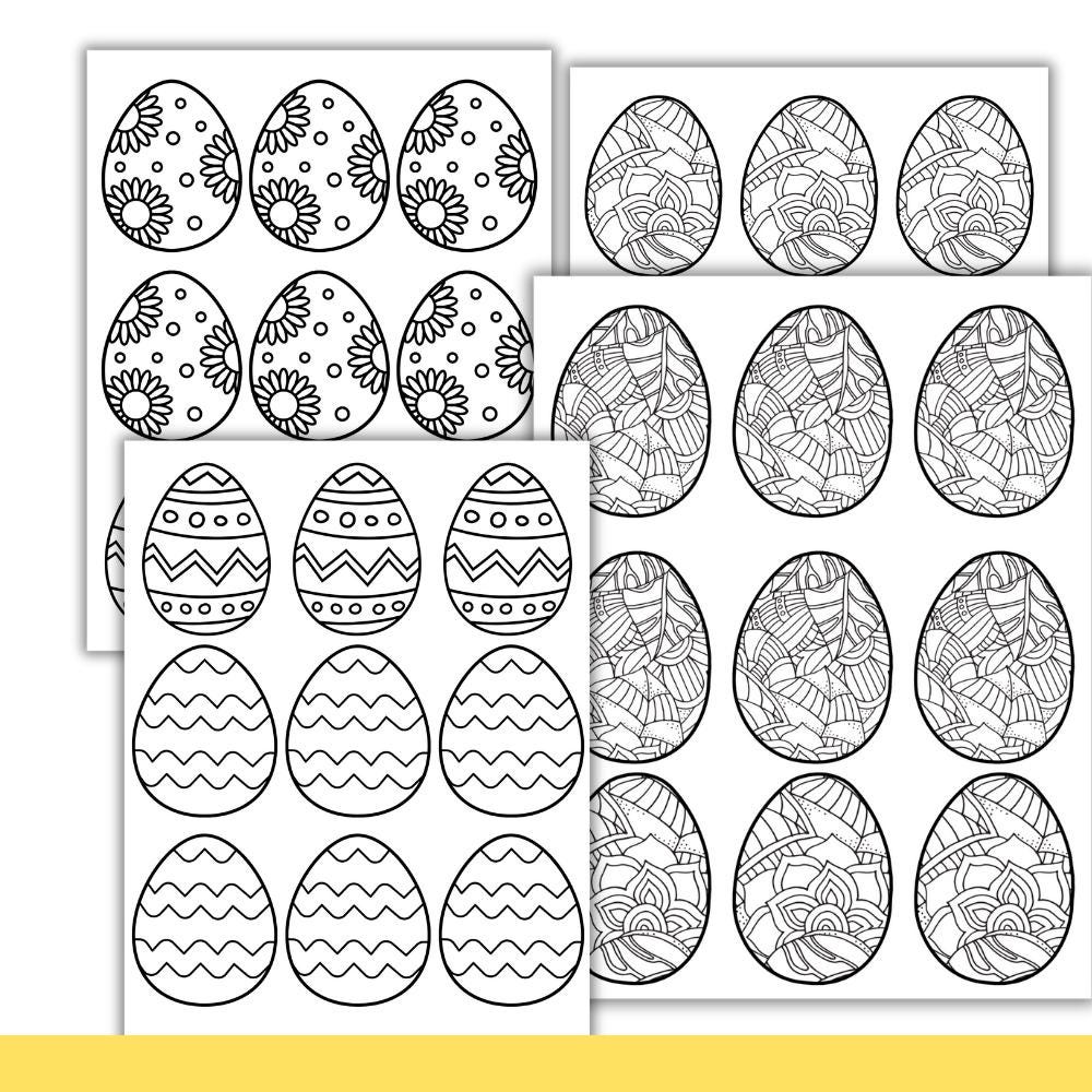 3D Easter Egg Craft Printable | Easter Craft for Kids | Spring Paper ...
