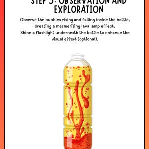 Lava Lamp Science Experiment Printable Activity, Digital Download ...
