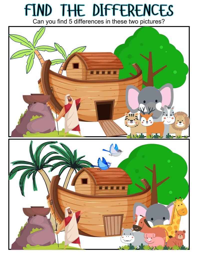 Printable Bible Activity Sheets for Kids | Christian Sunday School ...