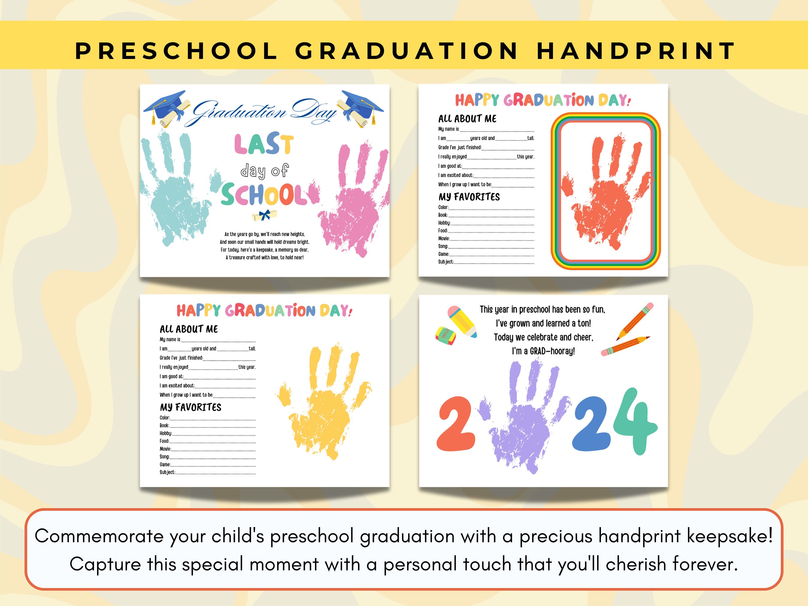 Editable Preschool Graduation Bundle, Preschool Graduate Resource ...
