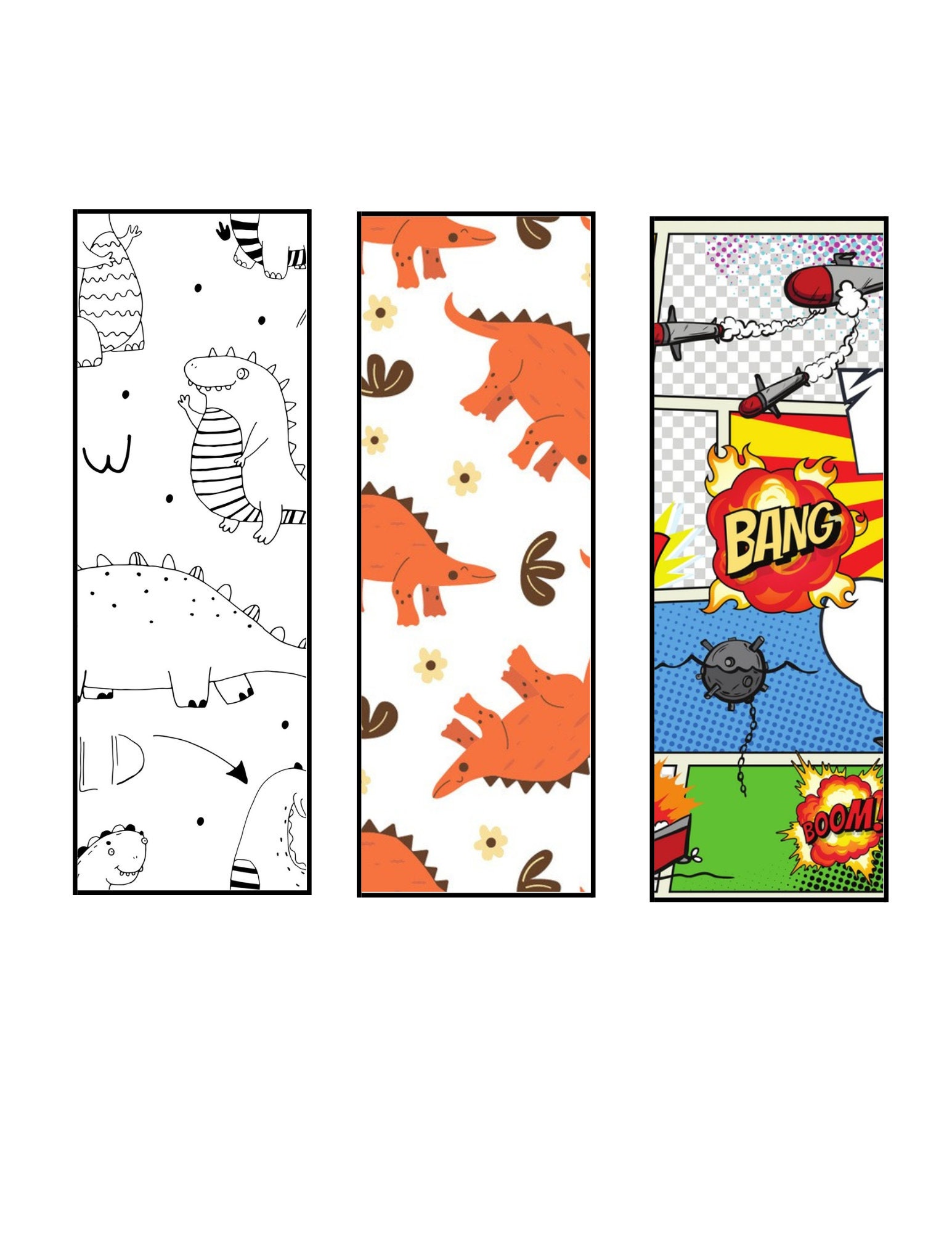 42 Bookmarks for Kids, Printable Bookmarks to Colour, Bookmarks for ...