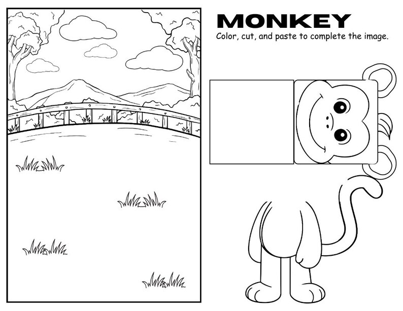 Zoo Animal Craft Bundle | Fun Kids Printable Activities | DIY Paper ...