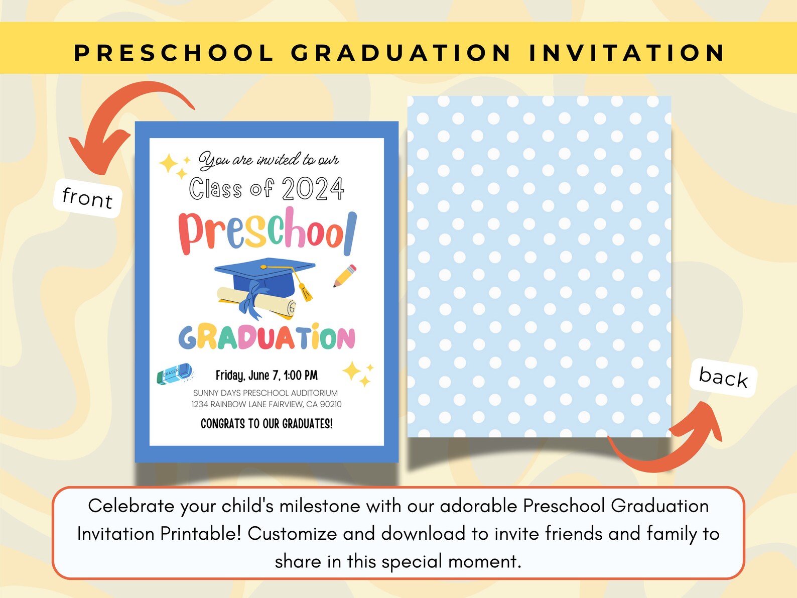 Editable Preschool Graduation Bundle, Preschool Graduate Resource ...