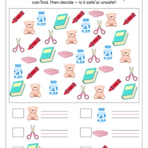 Printable Child Safety Worksheets, Digital Safety Activities for Kids ...