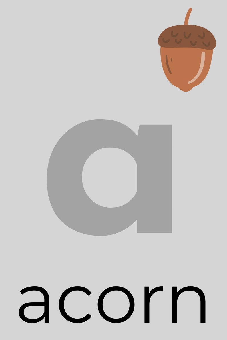 Printable Lowercase Alphabet Flash Cards | Homeschool Phonics Practice ...