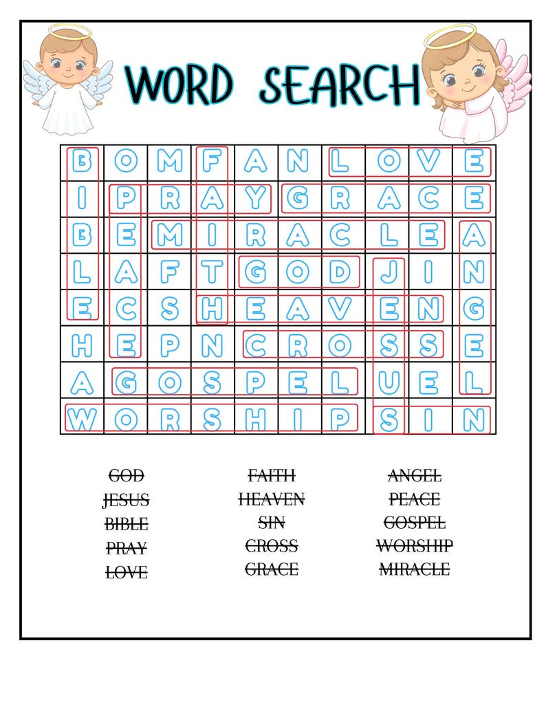 Printable Bible Activity Sheets for Kids | Christian Sunday School ...