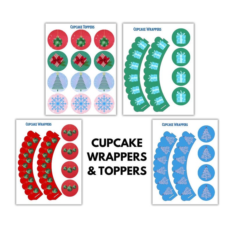 Christmas Party Printables | Holiday Decor Bundle (PDF) - Etsy