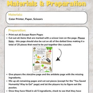 Printable Zombie Escape Room Game | Teen & Adult Party, Classroom ...