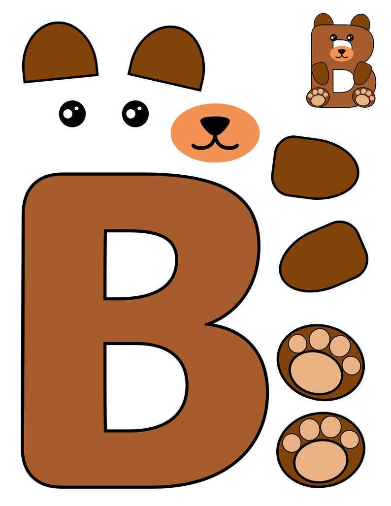 Alphabet Animal Craft Printable – A-Z Phonics Worksheets (digital ...