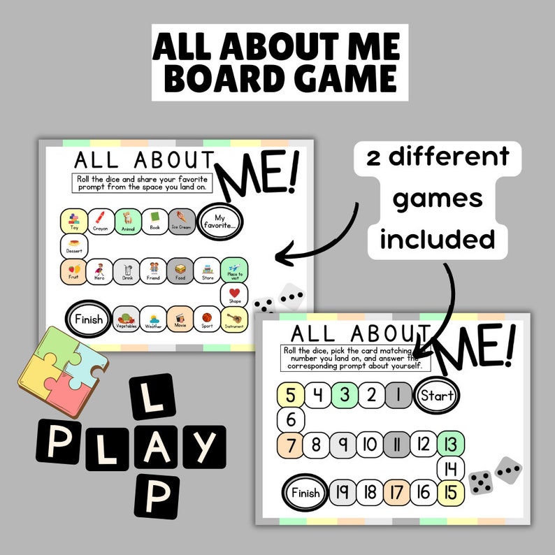 All About Me Printable Board Game, Get to Know You Icebreaker Game ...