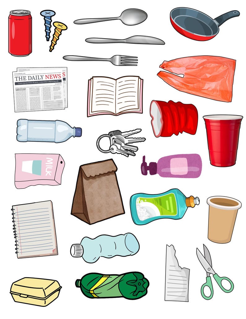 Printable Recycle Sorting Activity for Kids | Eco Friendly Classroom ...