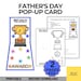 Father’s Day Pop-up Card Printable | DIY Craft for Kids | Color, Cut ...