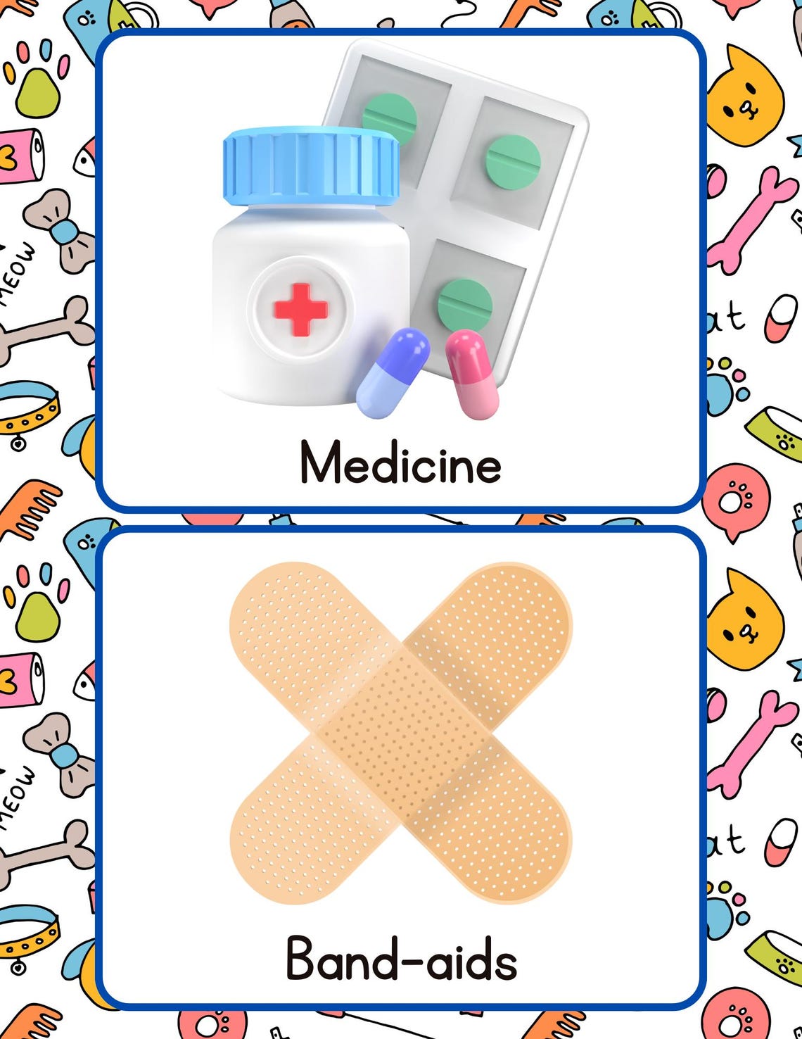 Veterinary Clinic Dramatic Play Printable Set for Kids | Pretend Vet ...