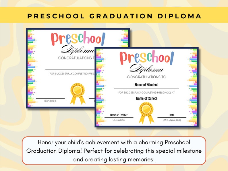 Editable Preschool Graduation Bundle, Preschool Graduate Resource ...