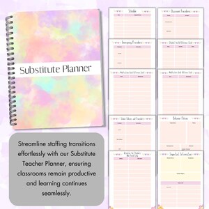 Editable Substitute Teacher Binder, Daily Supply Plans, Teacher on ...