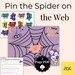 Pin the Spider on the Web Game, Fun Spider Web Party Activity for Kids ...