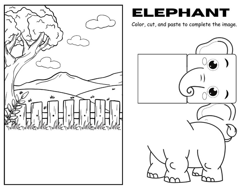 Zoo Animal Craft Bundle | Fun Kids Printable Activities | DIY Paper ...