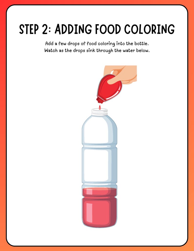 Lava Lamp Science Experiment Printable Activity, Digital Download ...