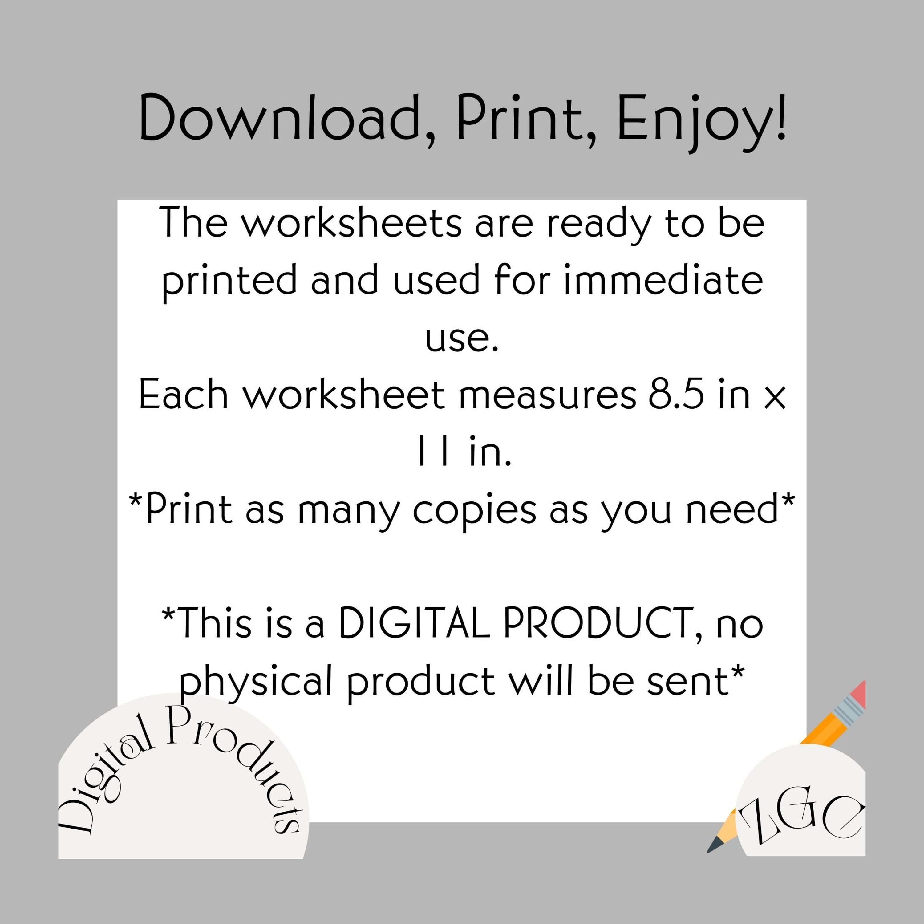Spring Cut & Glue Activity for Kids, Colour and Create, Kids Early ...