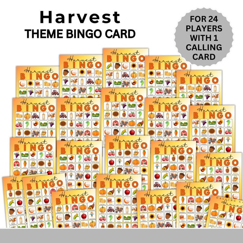 Editable Harvest Party Printable Bundle | Fall Games, Crafts, Banner ...