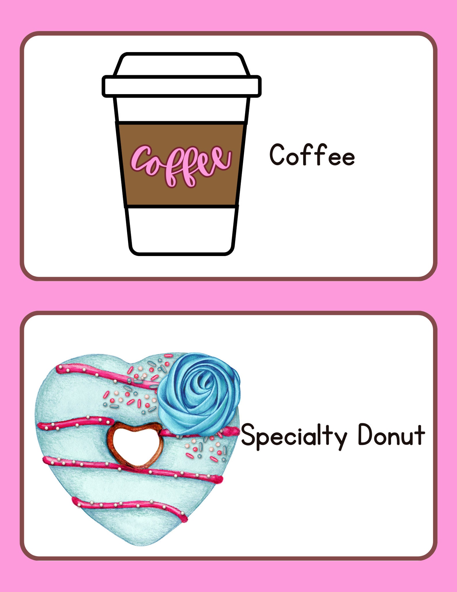 Library, Ice Cream, Donut Shop Drama Pretend Play, Dramatic Play ...