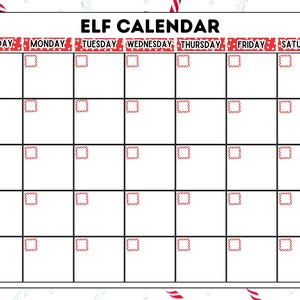 24 Days of Elf Ideas for Kids, Christmas Elf Printable Daily Ideas, Elf ...