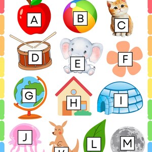 Alphabet Sensory Bin Activity for Preschool | Printable Letter Matching ...