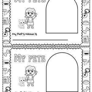 All About Me Mini Book | Back to School Writing Activity (PDF Printable ...