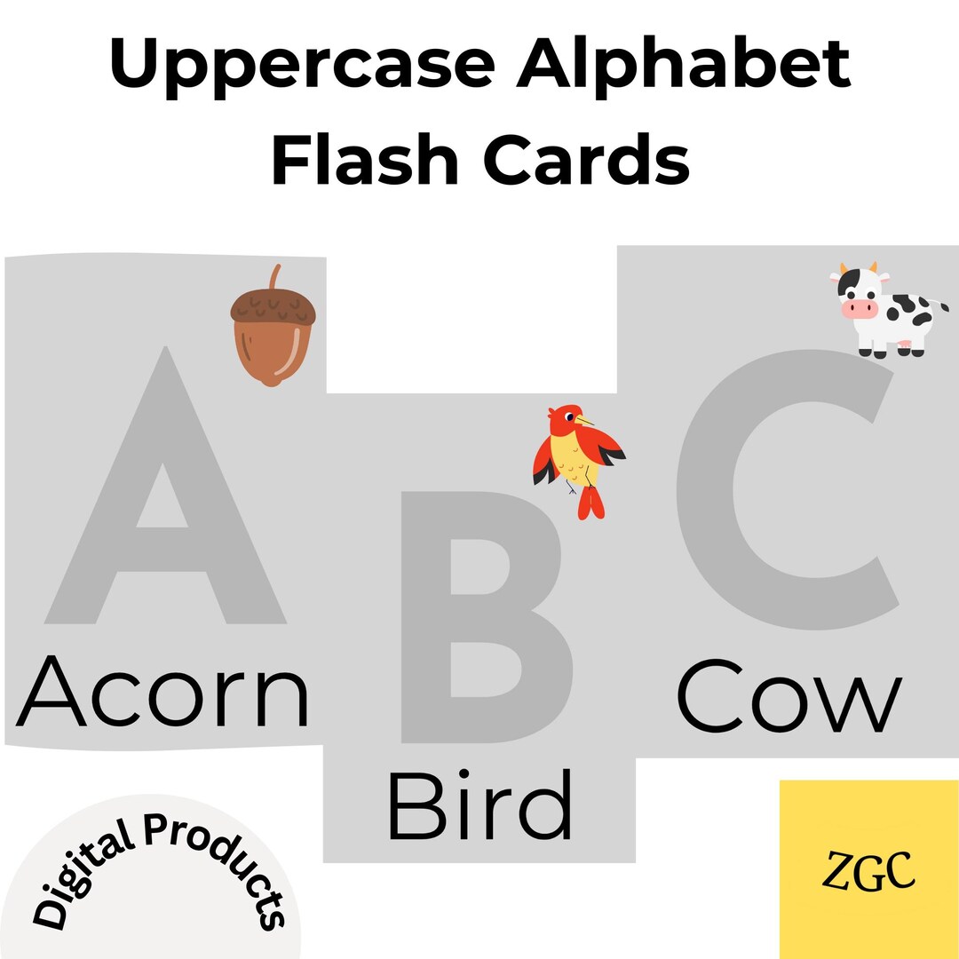 Printable Alphabet Flash Cards | Homeschool Learning Resource ...