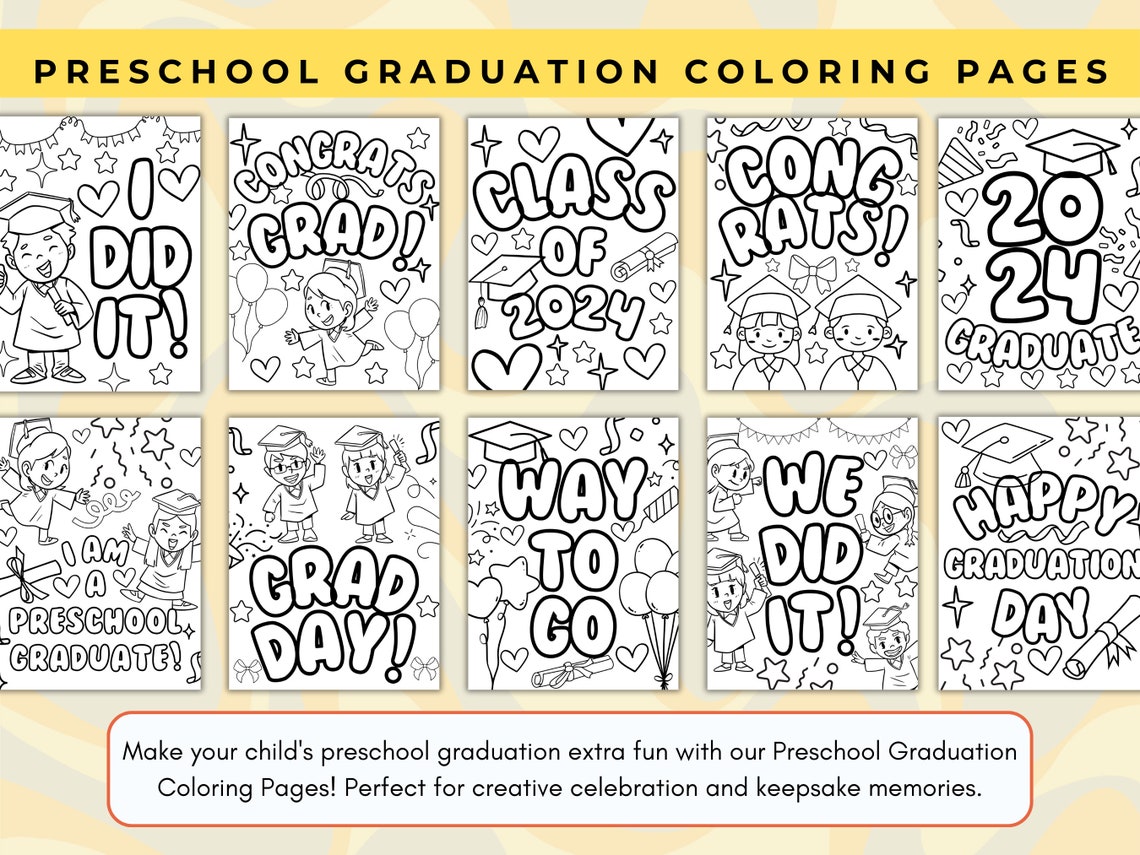 Editable Preschool Graduation Bundle, Preschool Graduate Resource ...