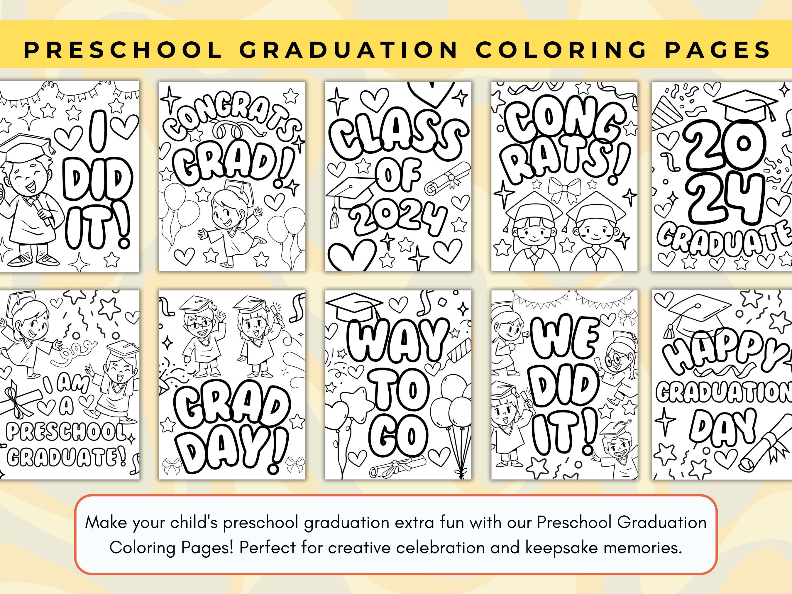 Editable Preschool Graduation Bundle, Preschool Graduate Resource ...