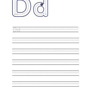 Back to School Alphabet Book Printable | Letter Tracing A-Z for ...