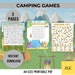 Printable Camping Games for Kids, Camping Word Search, Kids Maze, I Spy ...