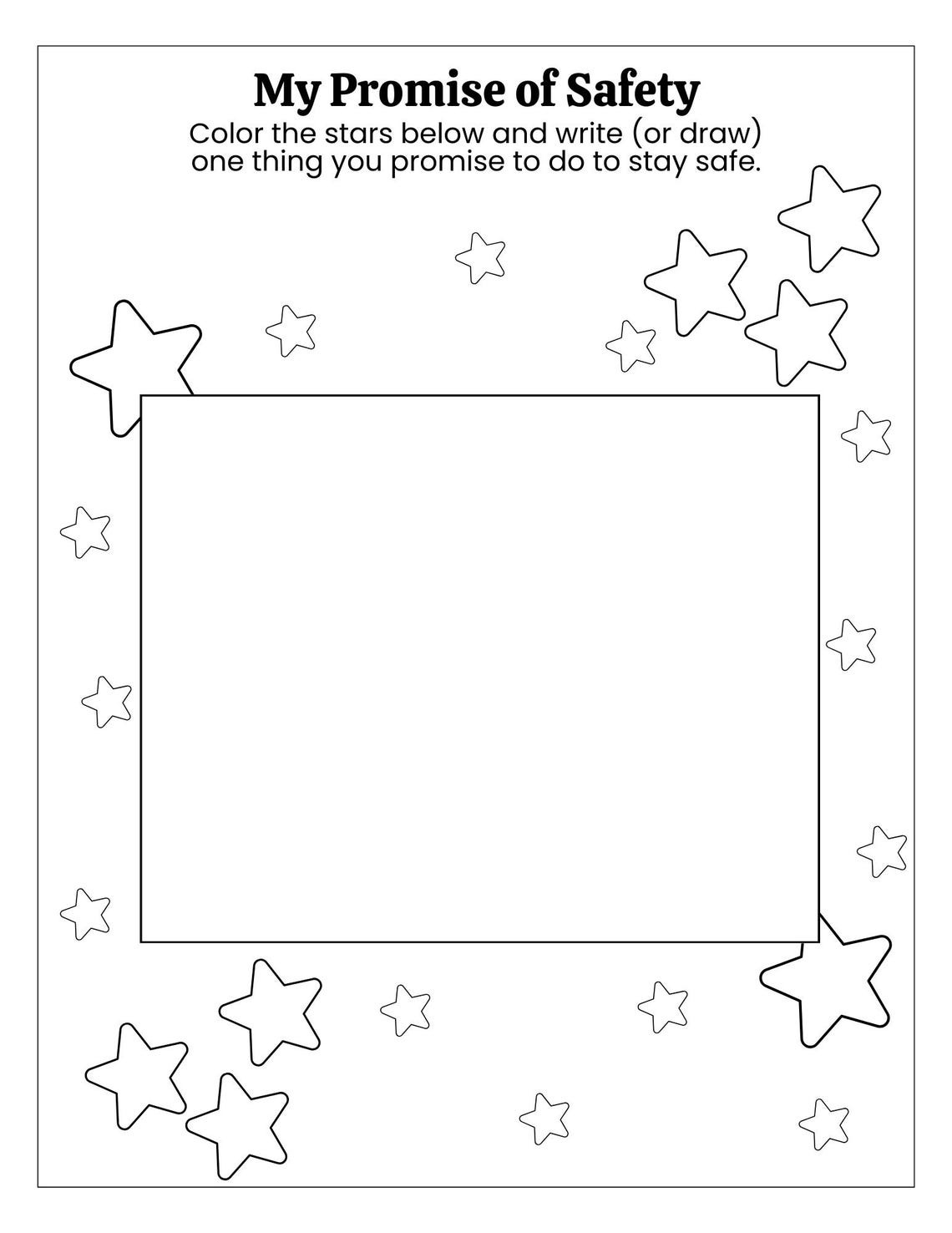 Printable Child Safety Worksheets, Digital Safety Activities for Kids ...