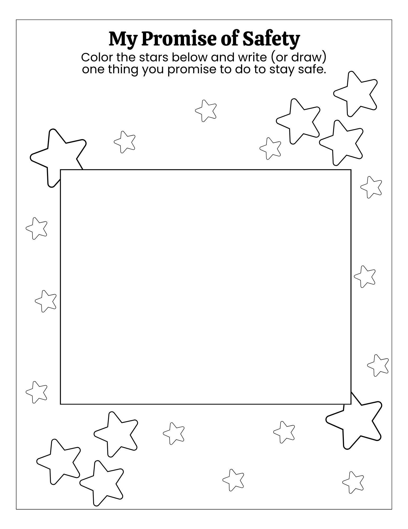 Printable Child Safety Worksheets, Digital Safety Activities for Kids ...