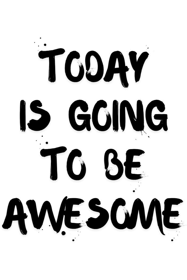 Large Motivational Prints Set, Motivational Posters, Positive Mindset ...