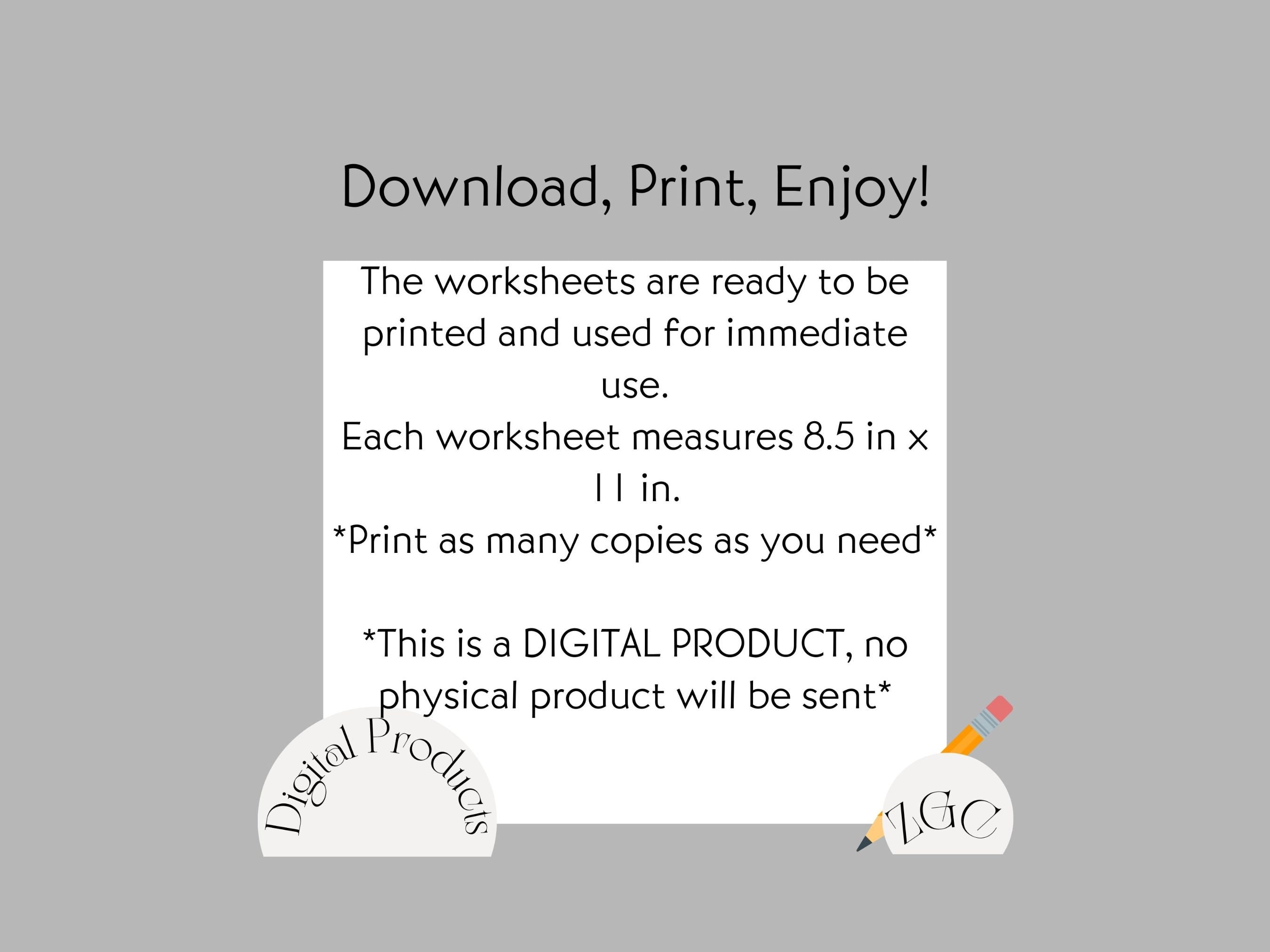 Spring Cut & Glue Activity for Kids, Cut, Glue, and Create, Early ...