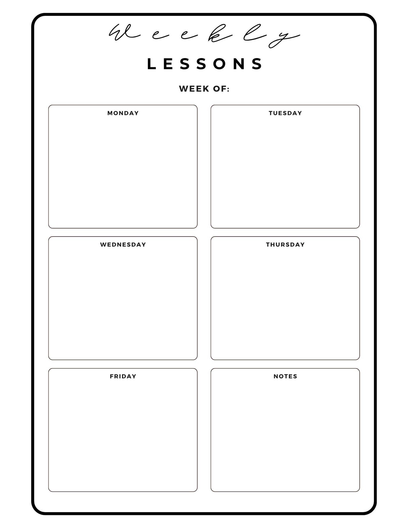 Printable Homeschool Planner | 100-page Organization Bundle (digital ...
