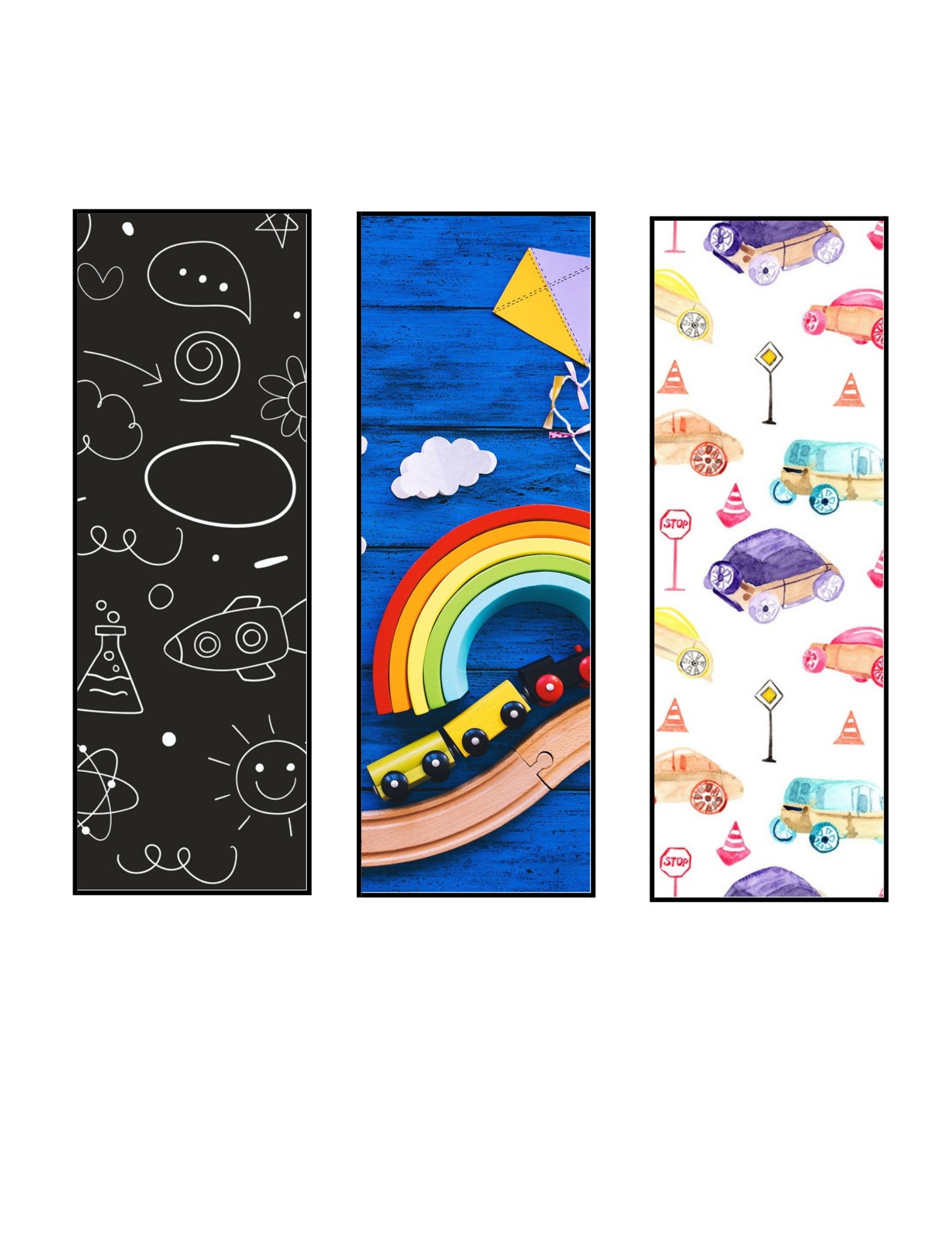 42 Printable Bookmarks for Kids | Cute Coloring Bookmarks | Digital ...