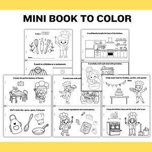 Chef Activity Pack for Kids | Pretend Play Printables (PDF Download) - Etsy