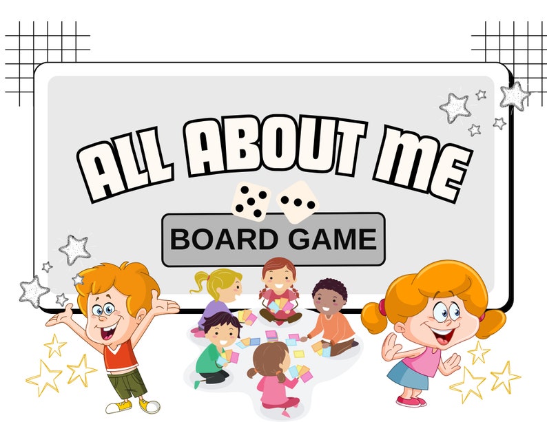 All About Me Board Game Printable | Classroom Icebreaker Activity ...