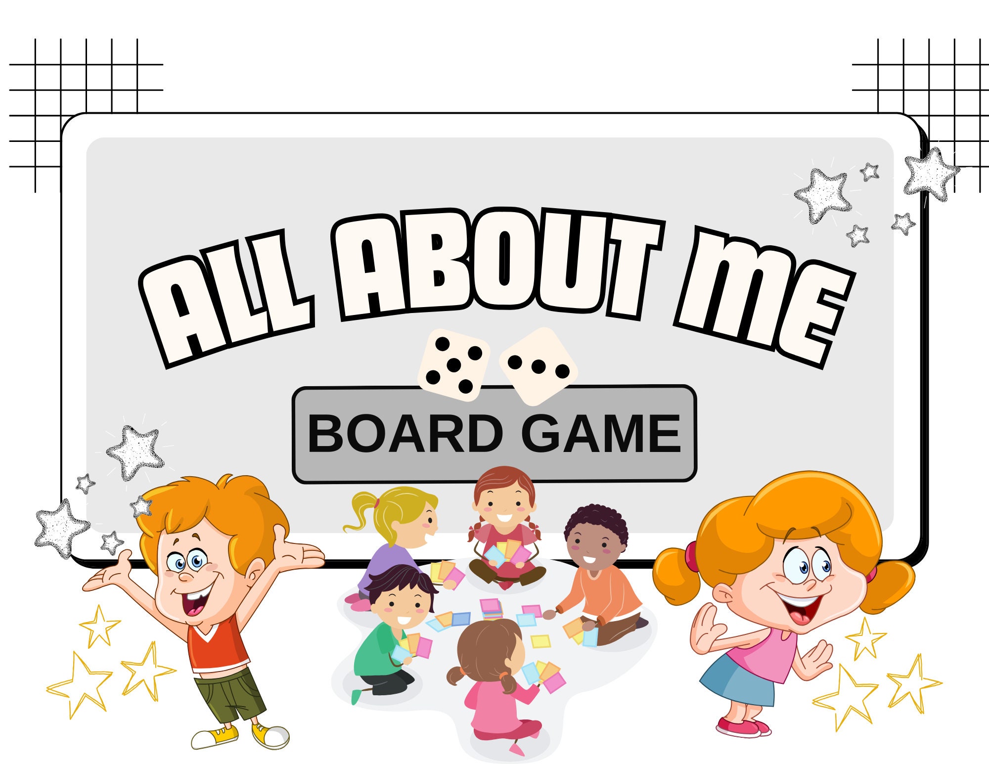 All About Me Printable Board Game, Get to Know You Icebreaker Game ...