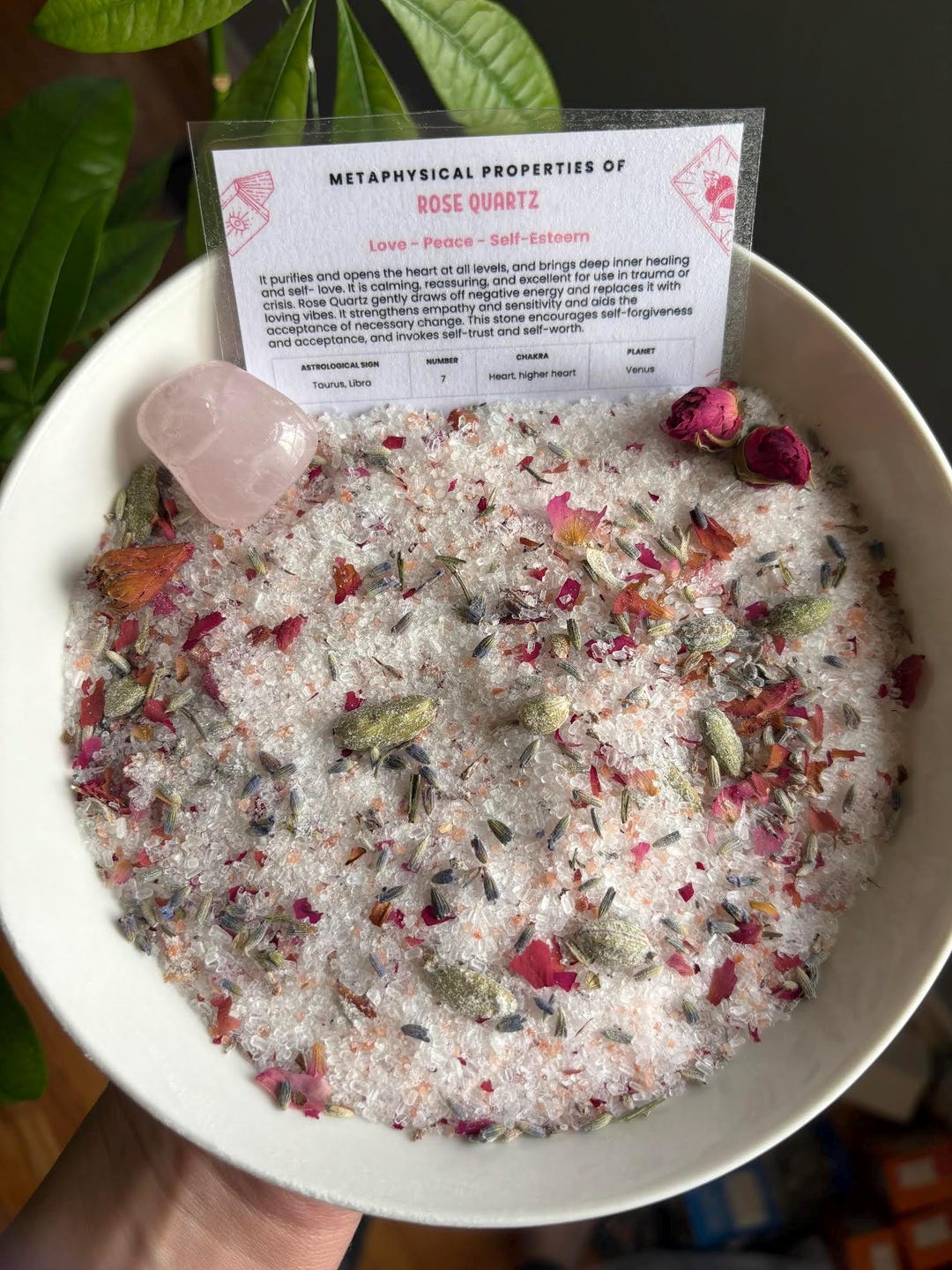 Goddess Bath Salt Soak, Himalayan Bath Salt, Bath Salts, Herbal Bath ...
